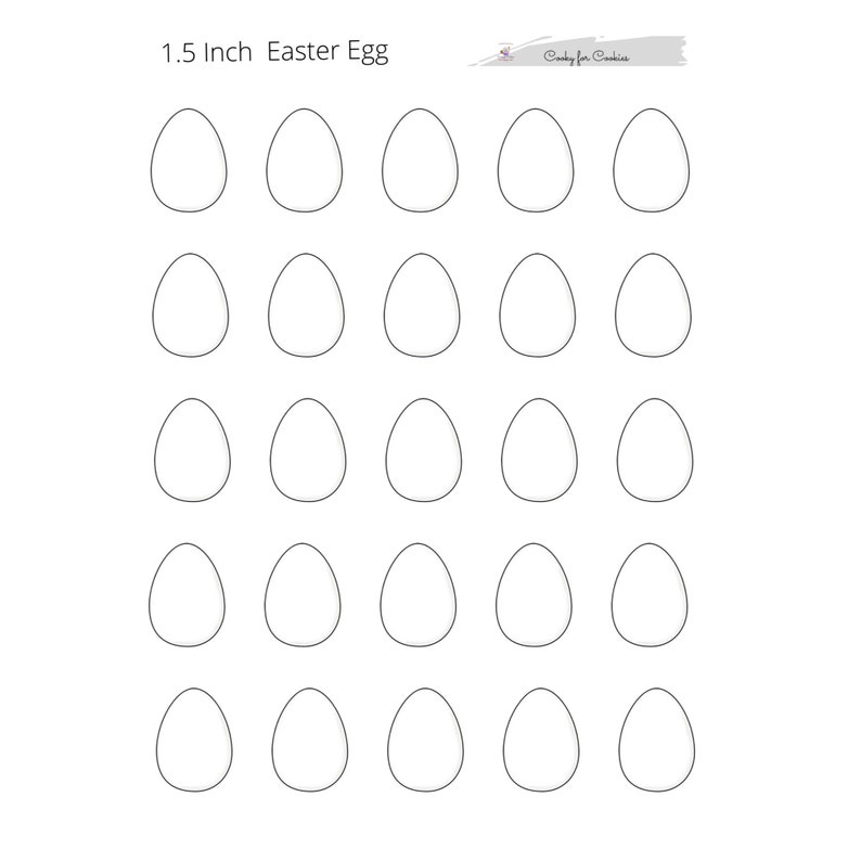 Easter Egg Royal Icing Transfer Sheets | Etsy