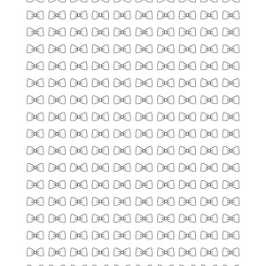 Bow Royal Icing Transfer Templates - Etsy