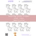 Baby Giraffe Royal Icing Transfer Template - Etsy