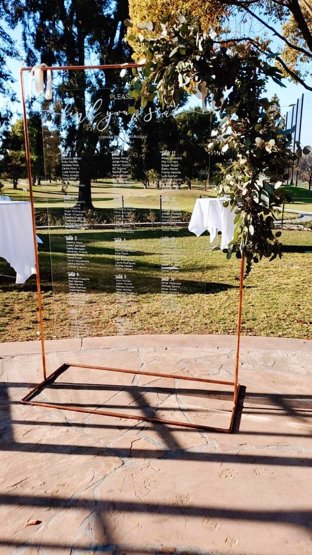 Copper Acrylic Sign Stand | Copper Stand | Acrylic Signs - Etsy
