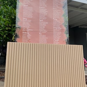 28" Ripple Effect Acrylic Wedding Stand | Seating Chart Stand | Ripple ...