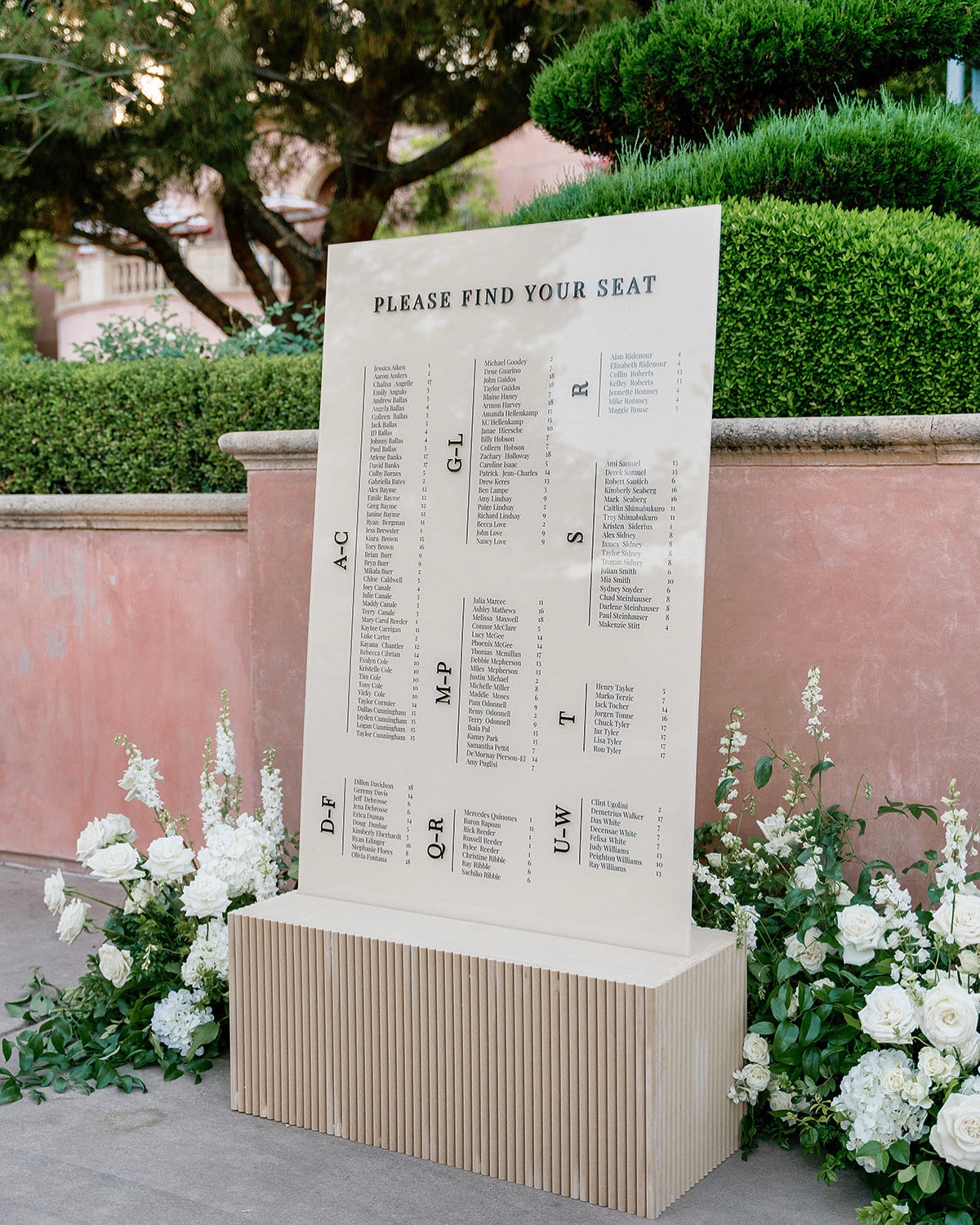 40 Ripple Acrylic Wedding Stand Seating Chart Stand - Etsy