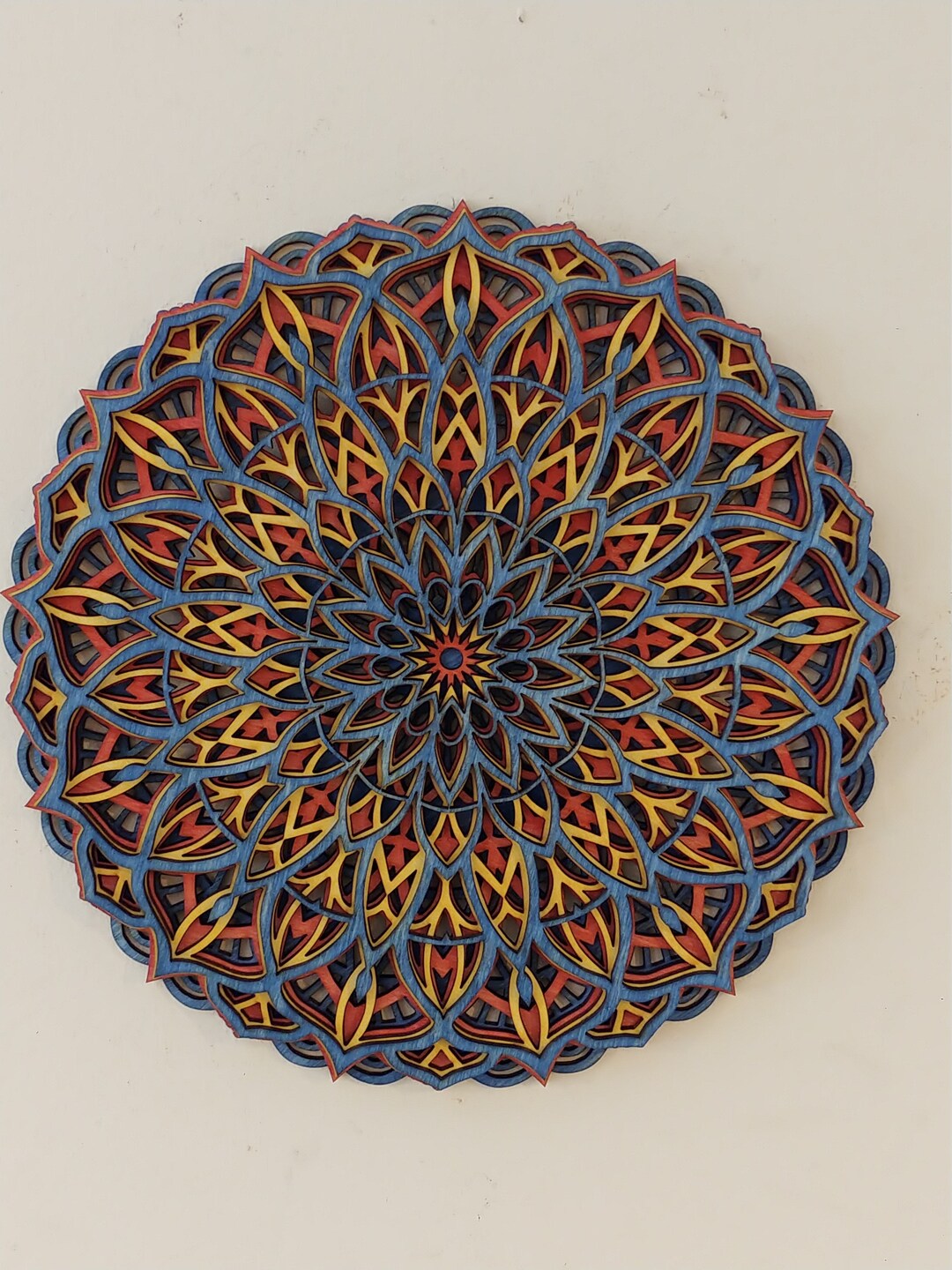 4 Layer Wooden Mandala - Etsy