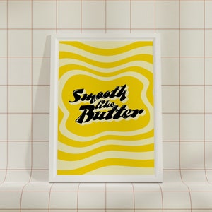 Smooth Like Butter BTS Lyric Wall Art Kitchen Print Cute Gallery Wall ...