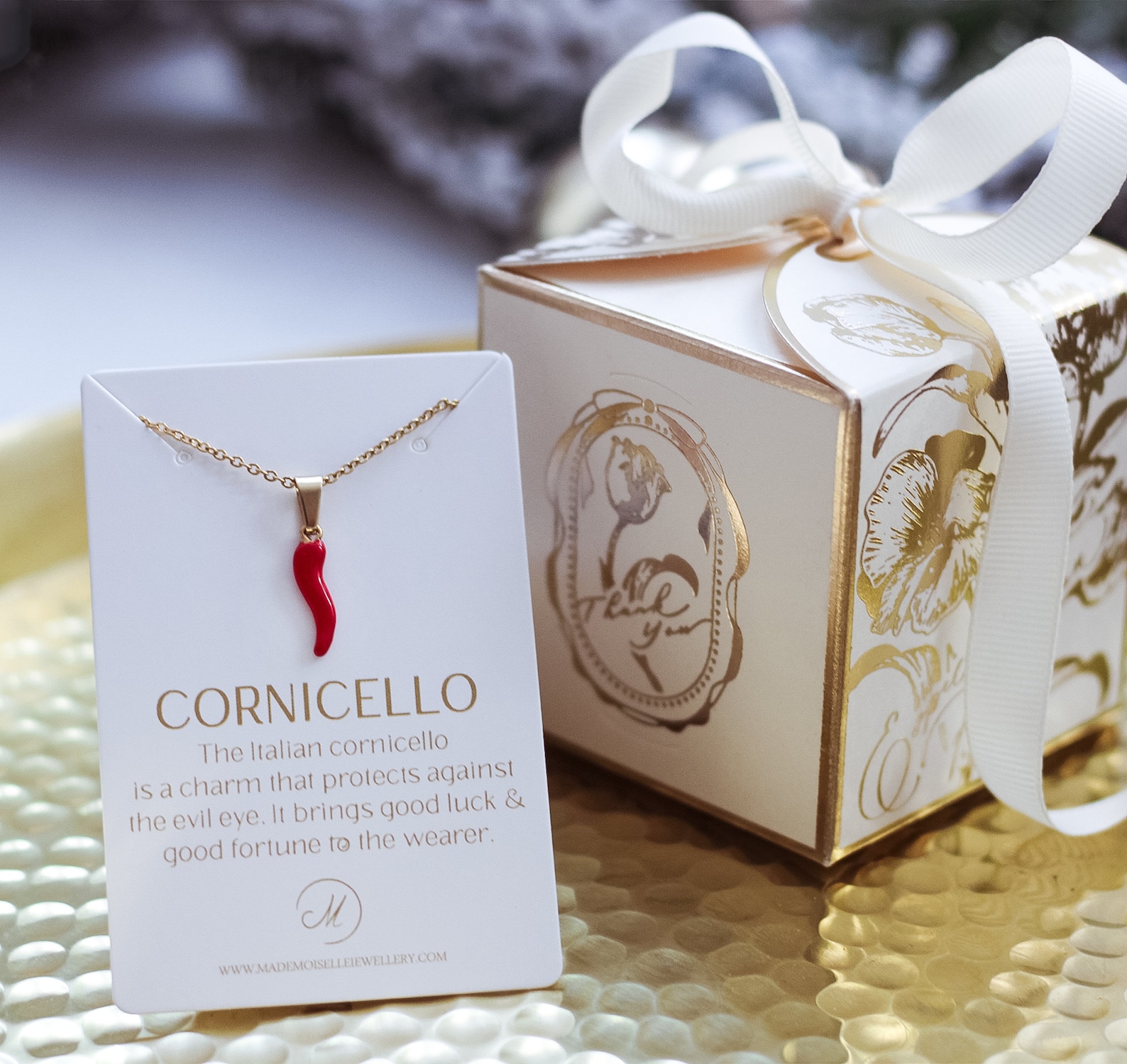 Italian Cornicello Lucky Charm Red Horn Amulet for Luck and Protection ...