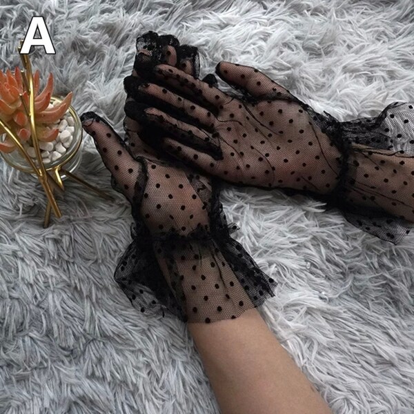 Polka Dot Gloves - Etsy