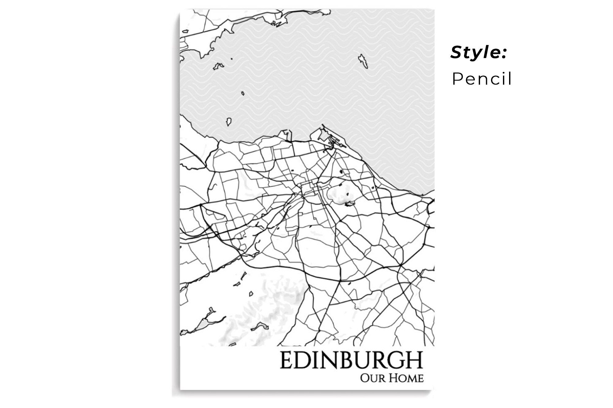 Edinburgh Map Poster Edinburgh Scotland Edinburgh City Map - Etsy