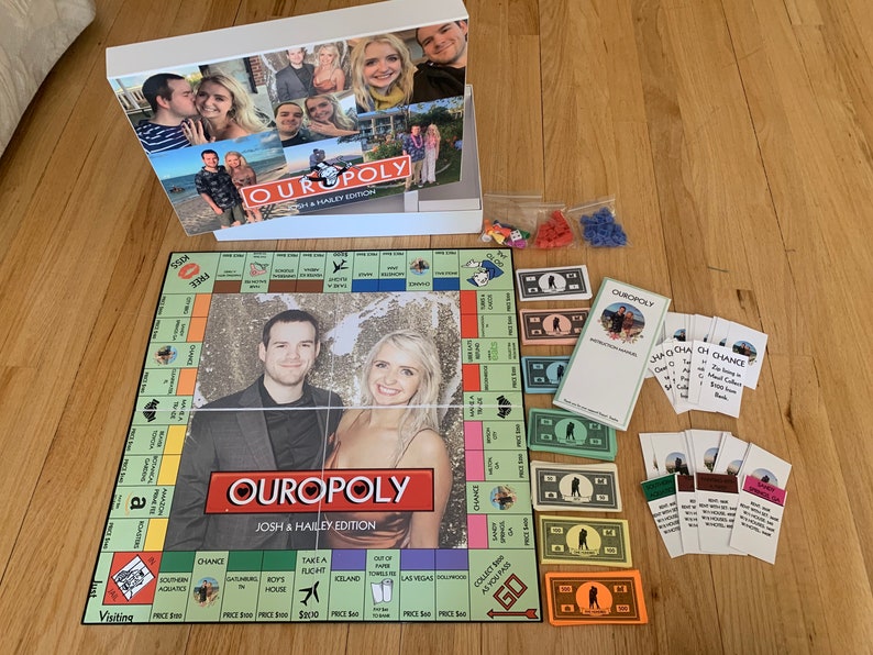 PERSONALIZED MONOPOLY BOARD - Etsy