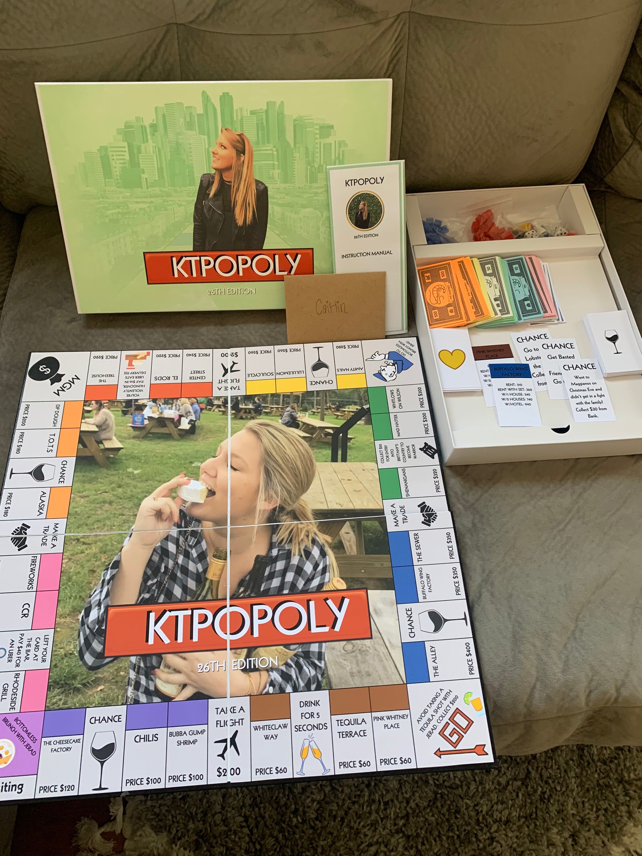 PERSONALIZED MONOPOLY BOARD - Etsy