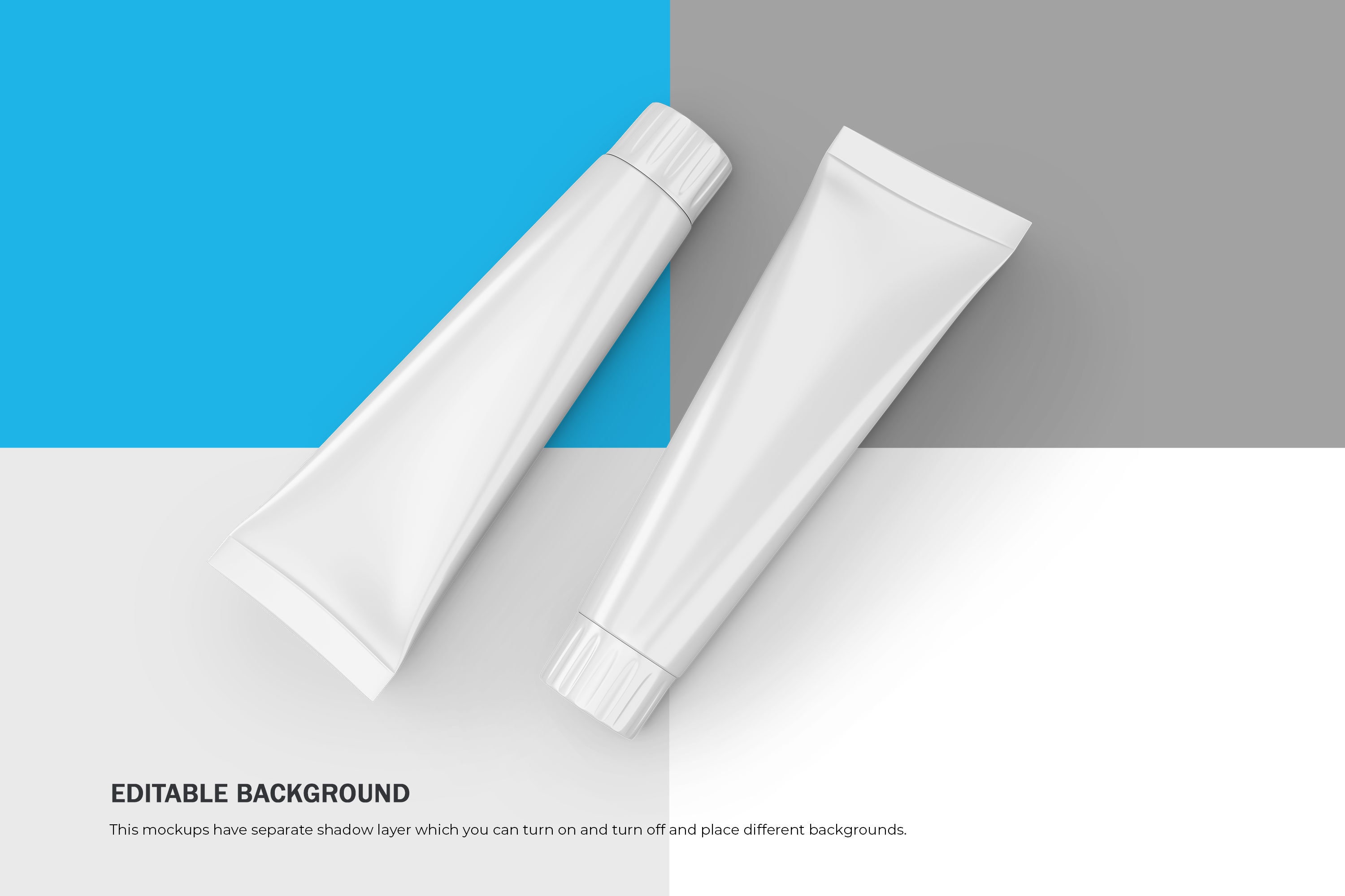 Digital Plastic Toothpaste Tubes Mockup PSD / PNG / JPG - Etsy