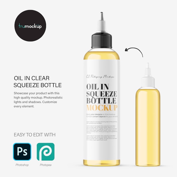 Plastic Oil Bottle - Etsy UK