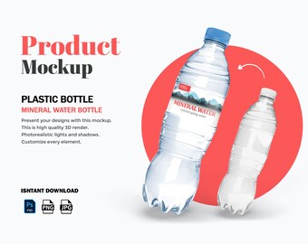 Digital Plastic Jars Cosmetic Product Mockup PSD / PNG / - Etsy