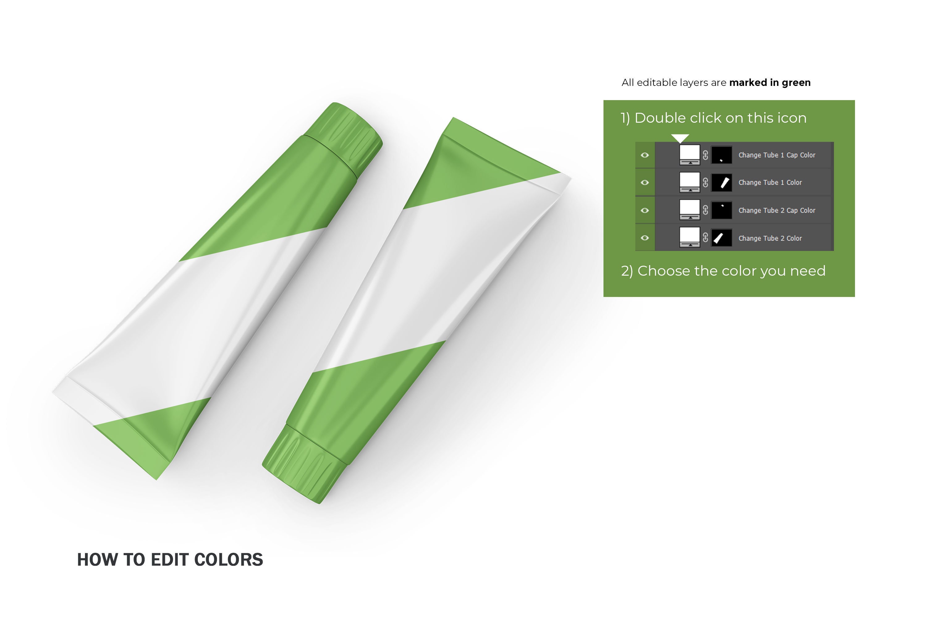 Digital Plastic Toothpaste Tubes Mockup PSD / PNG / JPG - Etsy