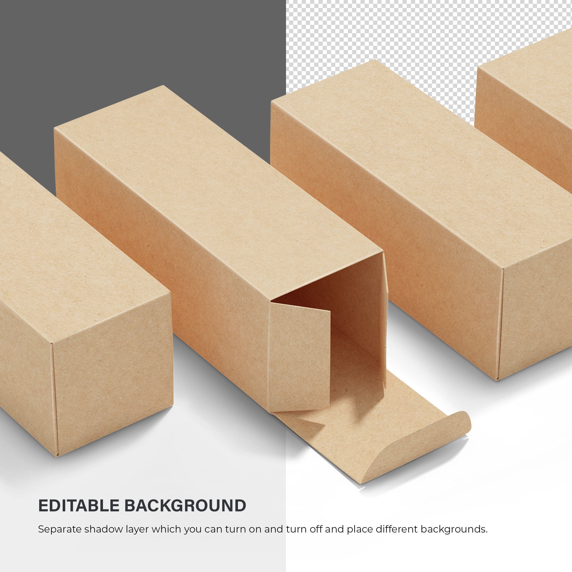 Digital Lying Cardboard Boxes Mockup PSD / PNG / JPG - Etsy