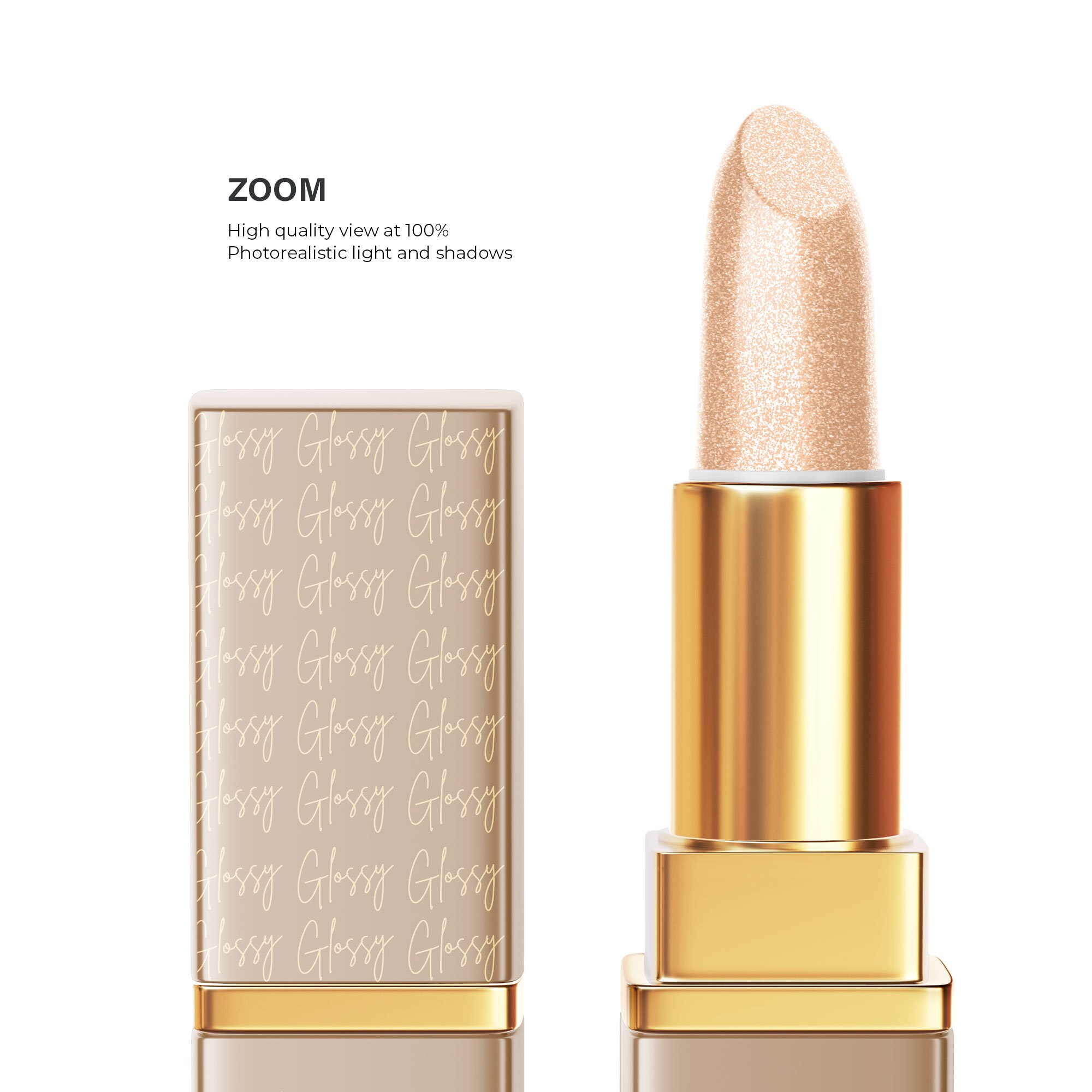 Digital Editable Square Lipstick - Cosmetic Mockup - PSD / PNG / JPG - Etsy