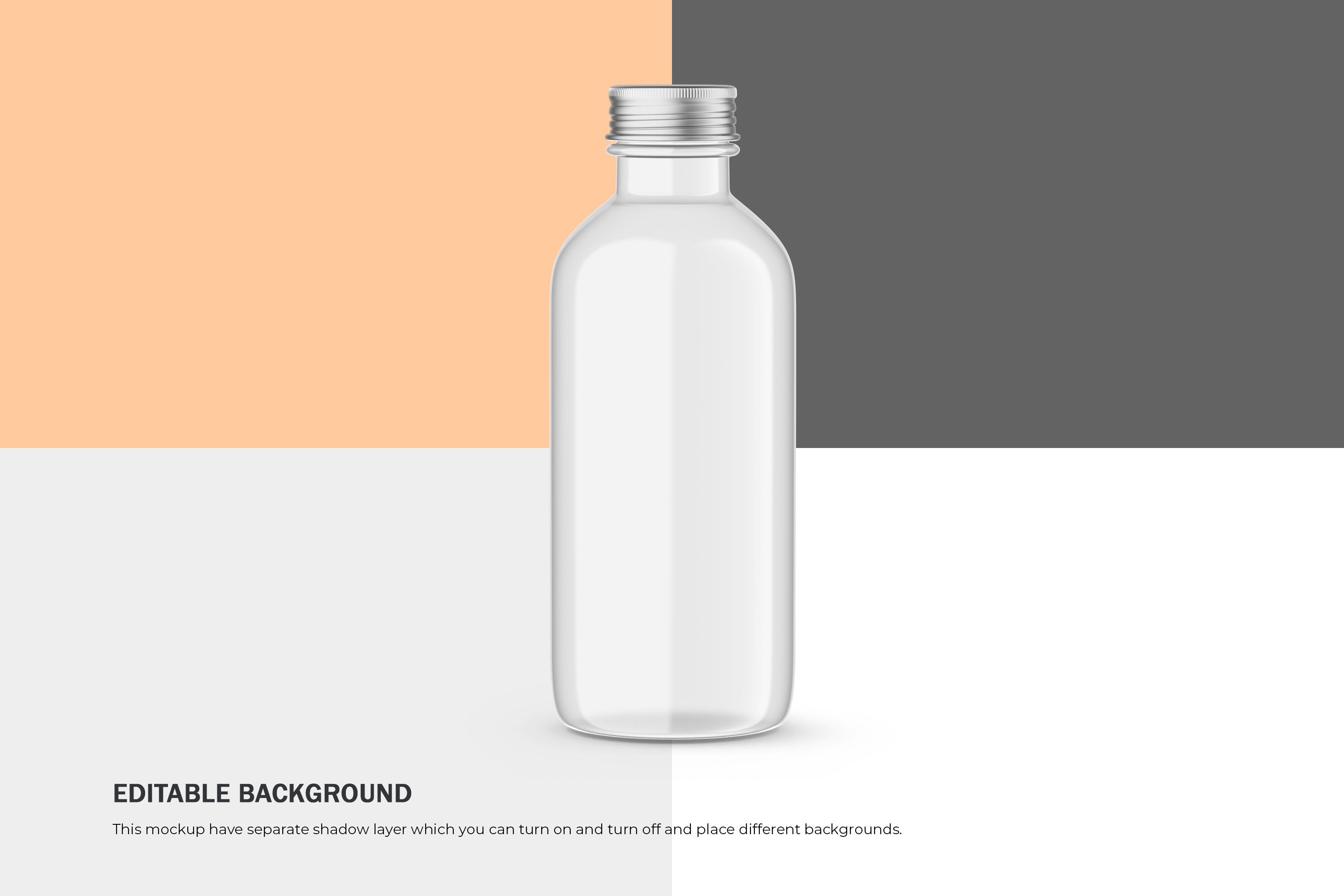 Digital Water Bottle With Editable Lid Product Mockup PSD - Etsy