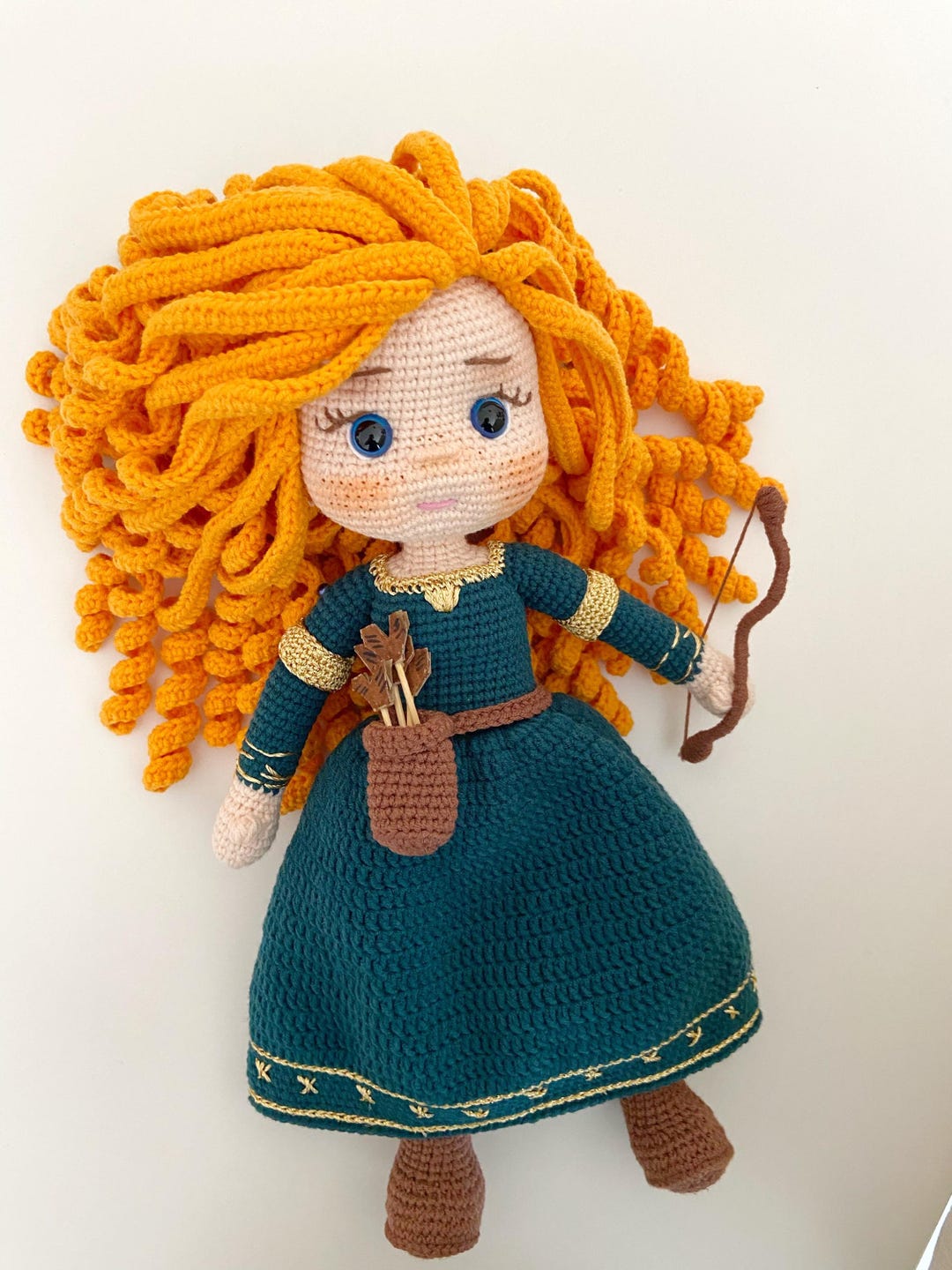 Amigurumi Finished Doll,merida,merida Doll,amigurumi Doll ,crochet Toys ...