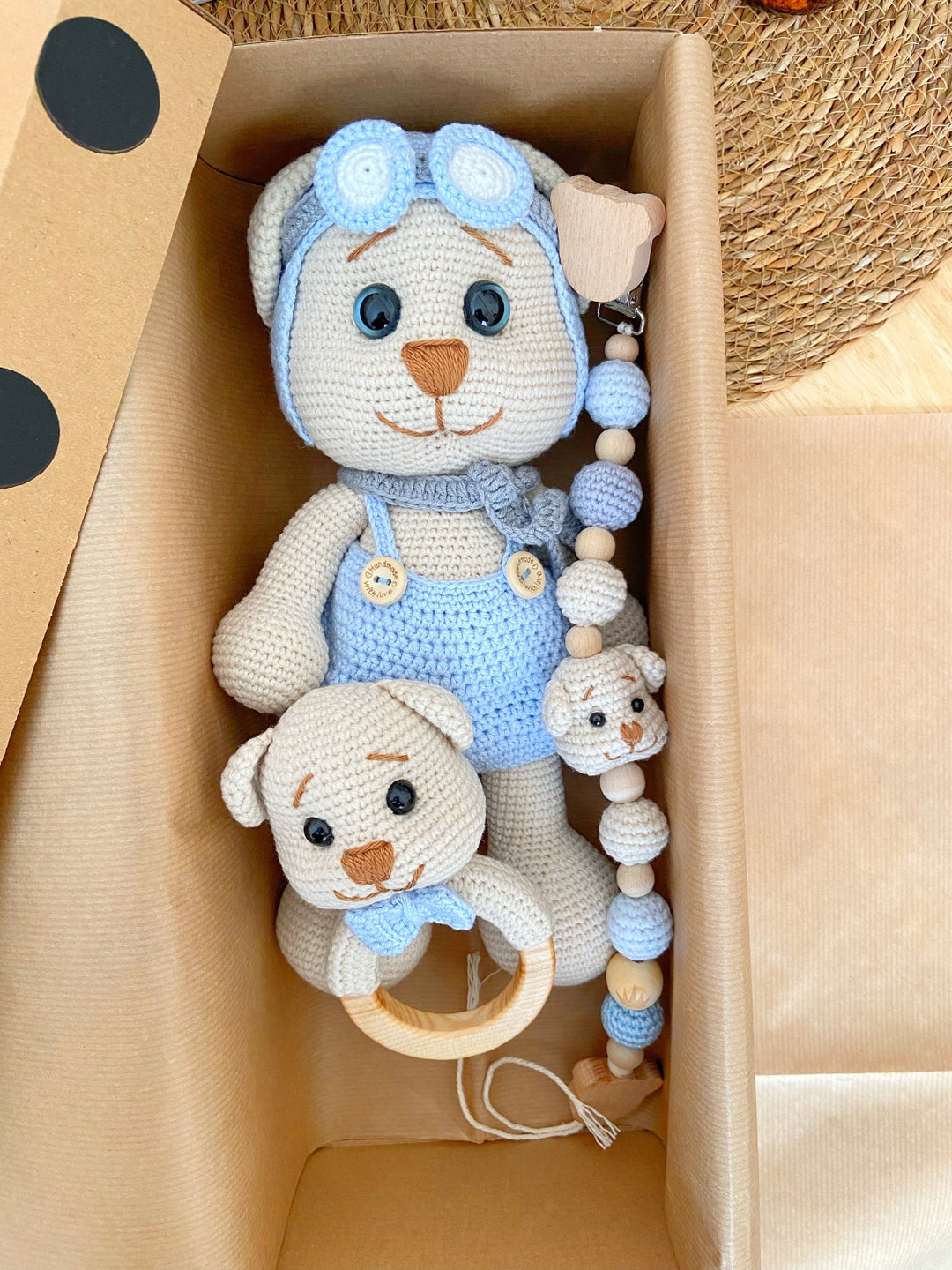 Aloha Teddy Bear Set - Etsy