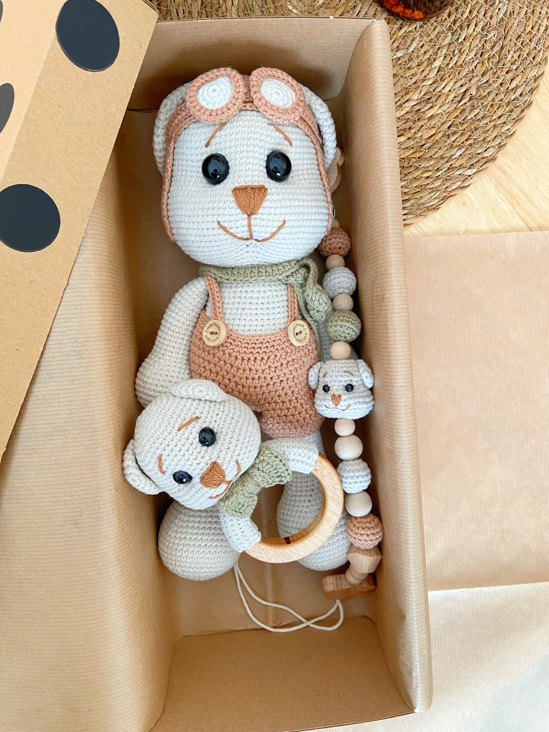 Aloha Teddy Bear Set - Etsy