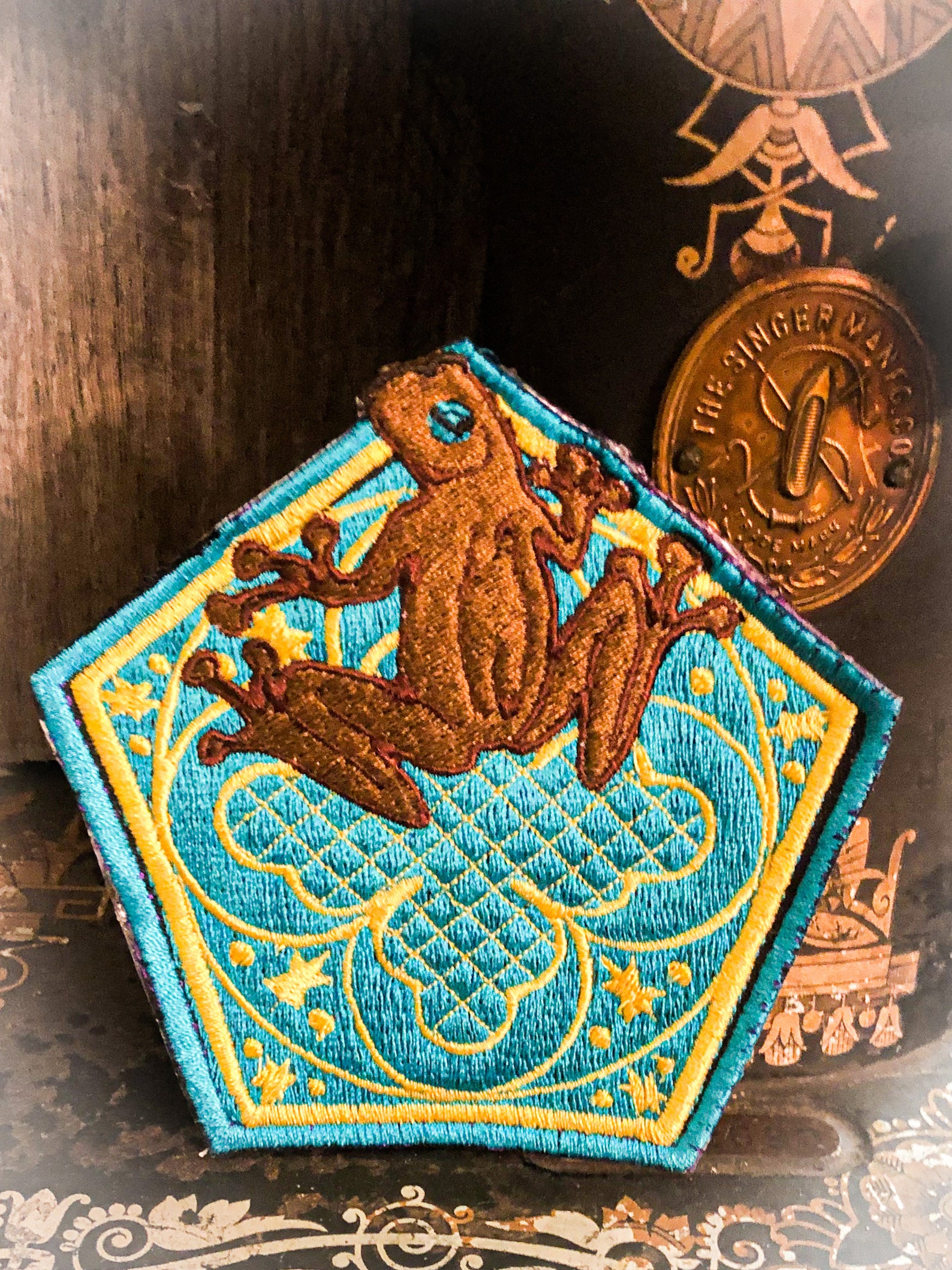 Wizard Frog Patches - Etsy