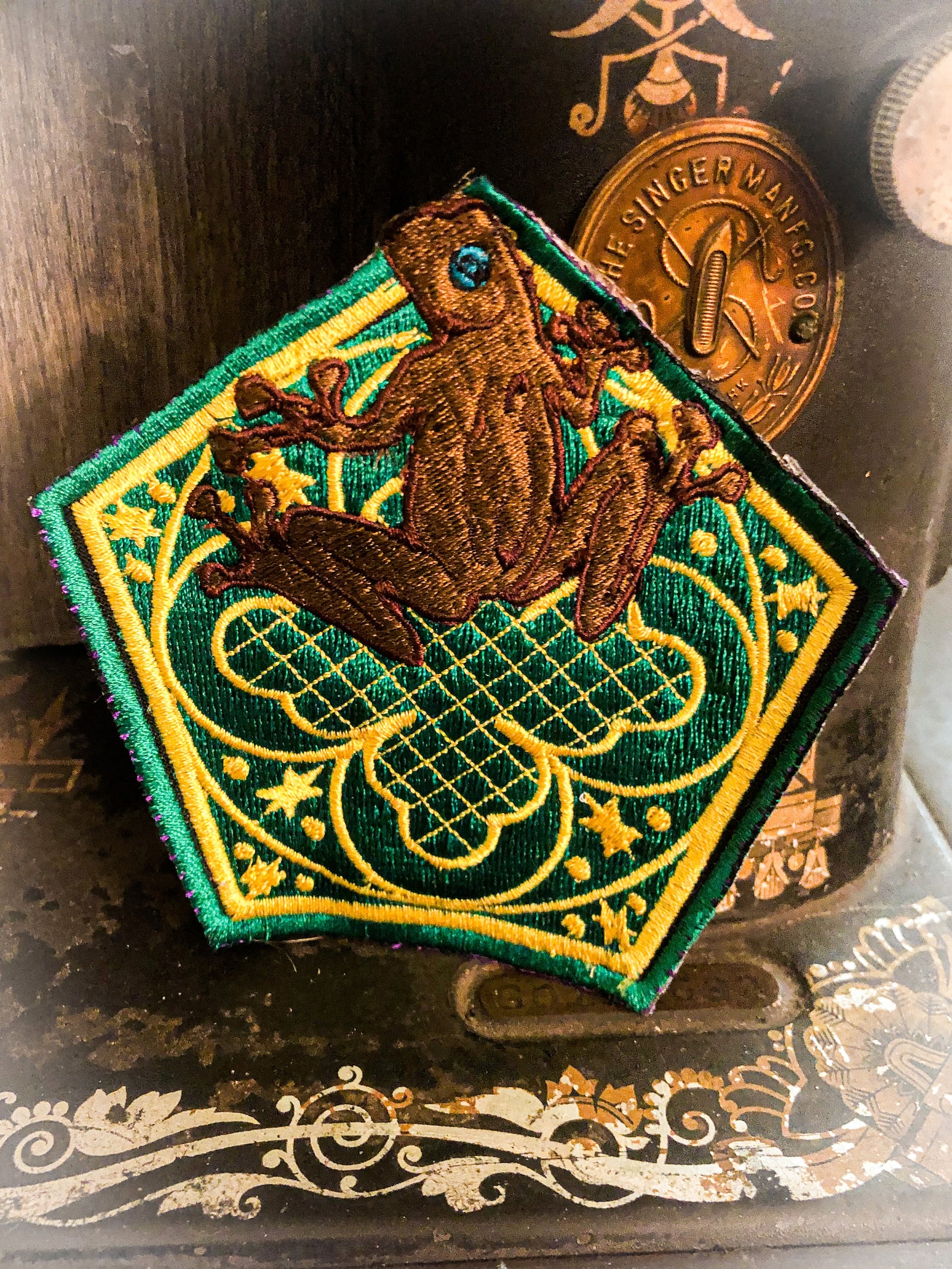 Wizard Frog Patches | Etsy