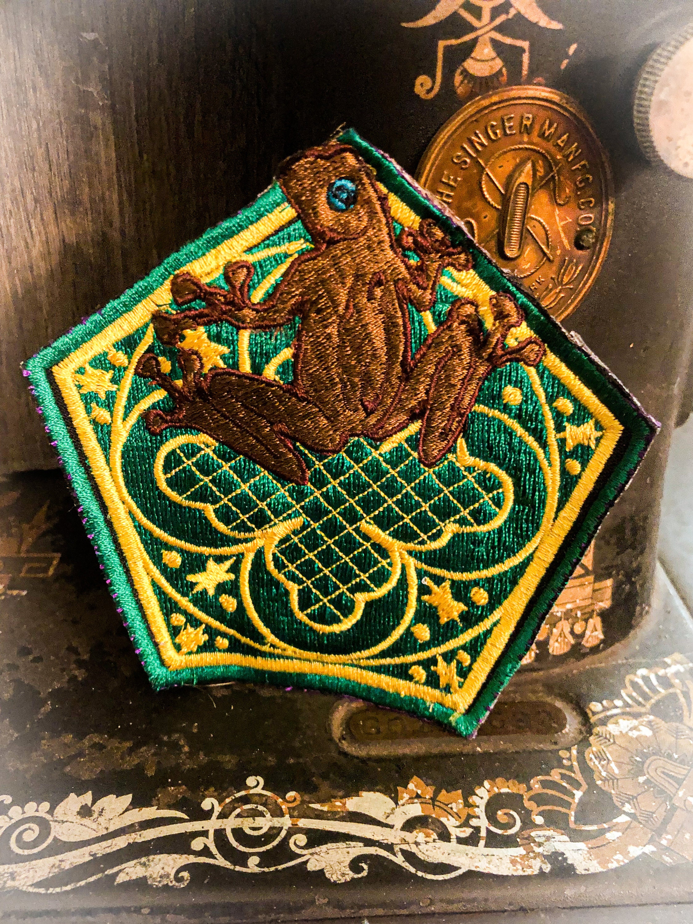 Wizard Frog Patches | Etsy