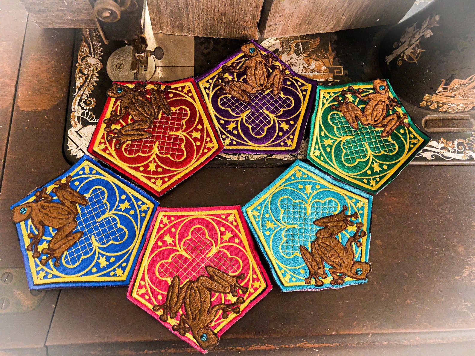 Wizard Frog Patches | Etsy