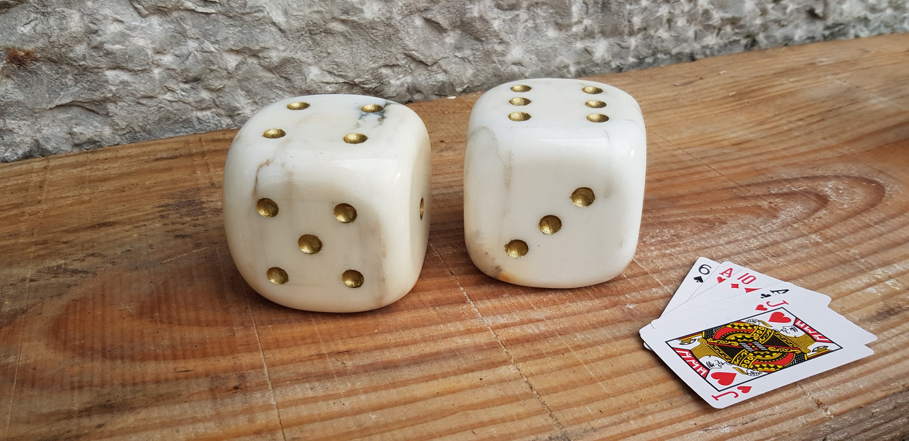 Dice in Carrara Marble, Made in Italy, Italian Craftsmanship, Objects ...