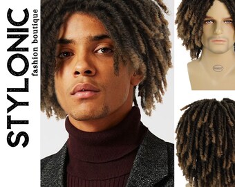 Toupee Dreads Wig, Human Hair Dreadlocks Toupee, 8x10 Toupee, 12 Inches ...