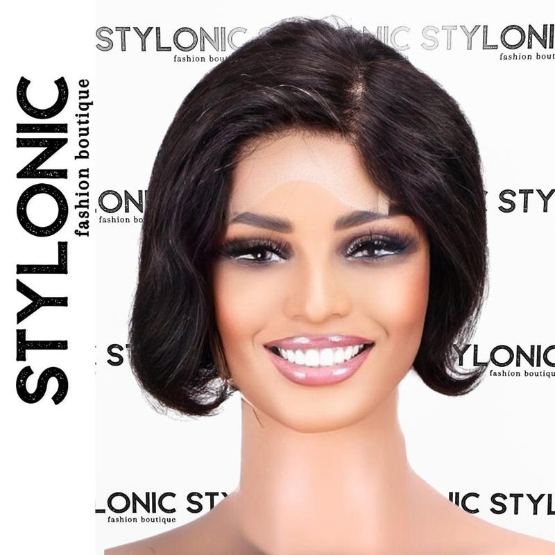 Short Human Hair Wig - Etsy