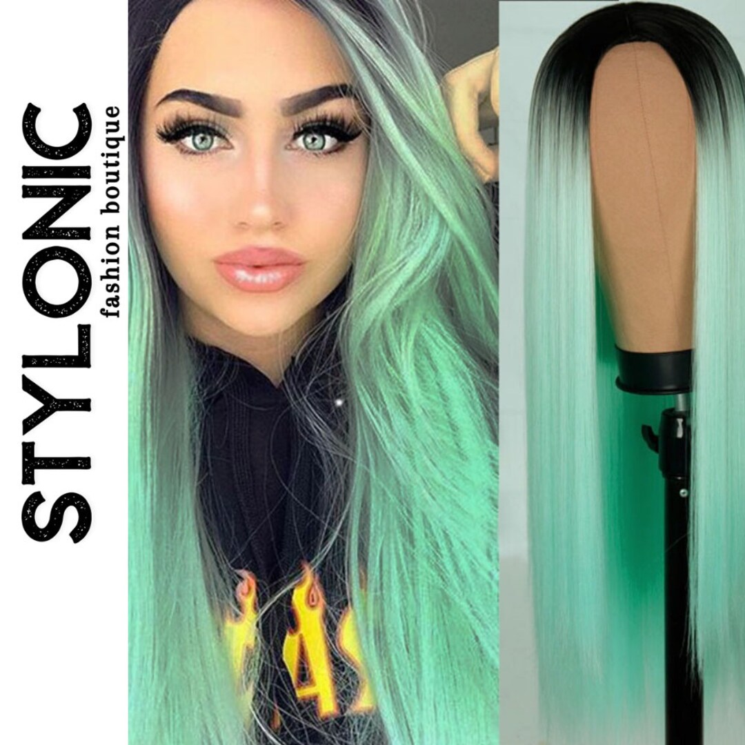 Mint Green Wig - Etsy