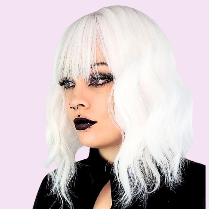 White Wig - Etsy