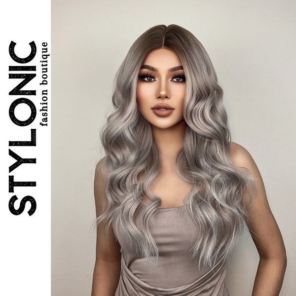 Grey Wig - Etsy