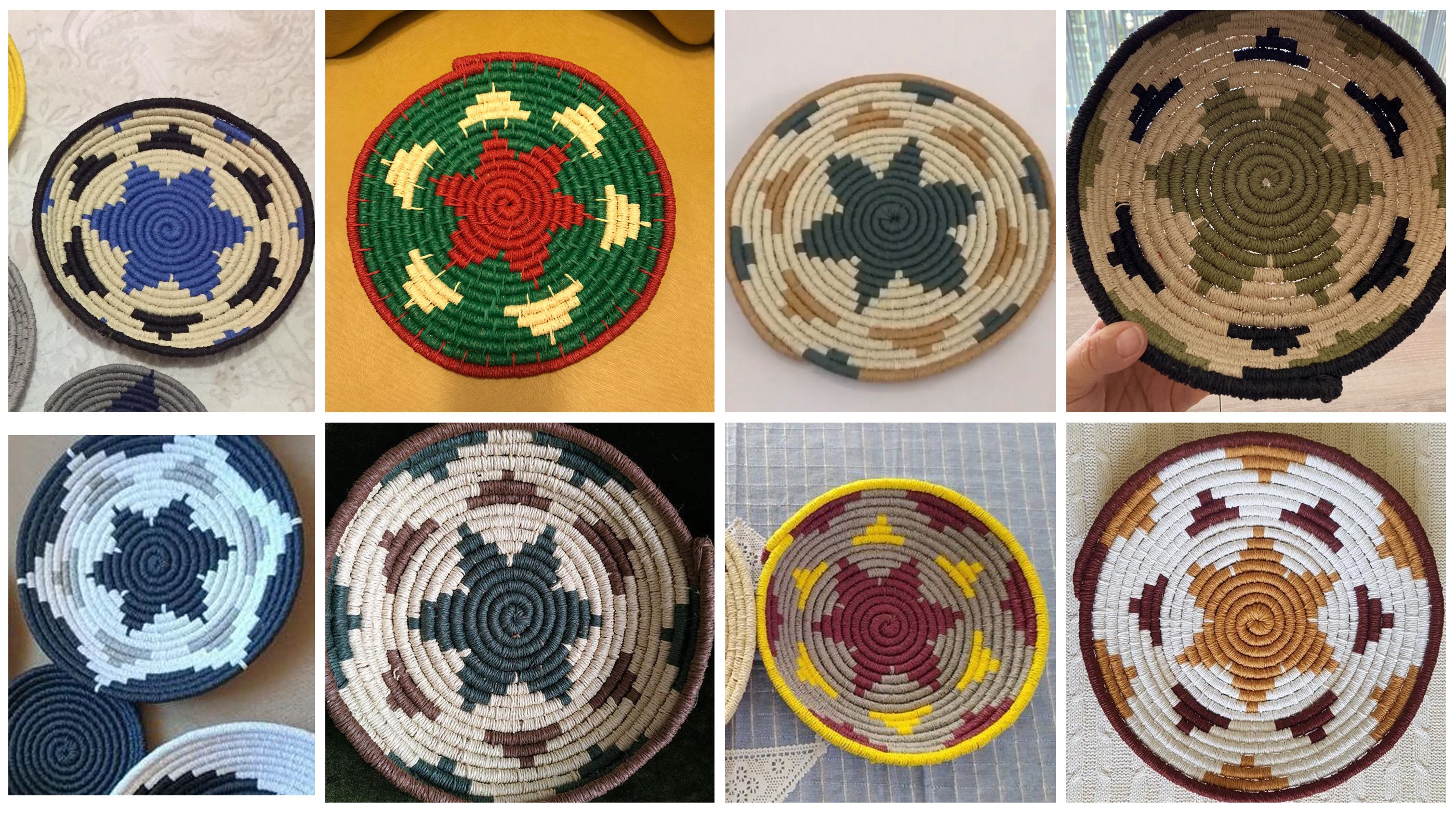 African Basket Craft Kit With Video Tutorial Template and - Etsy