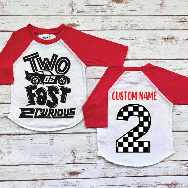Two Fast Birthday Shirt - Etsy
