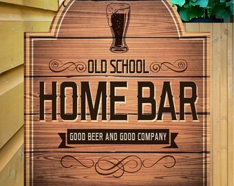 Old School Bar Sign - Etsy