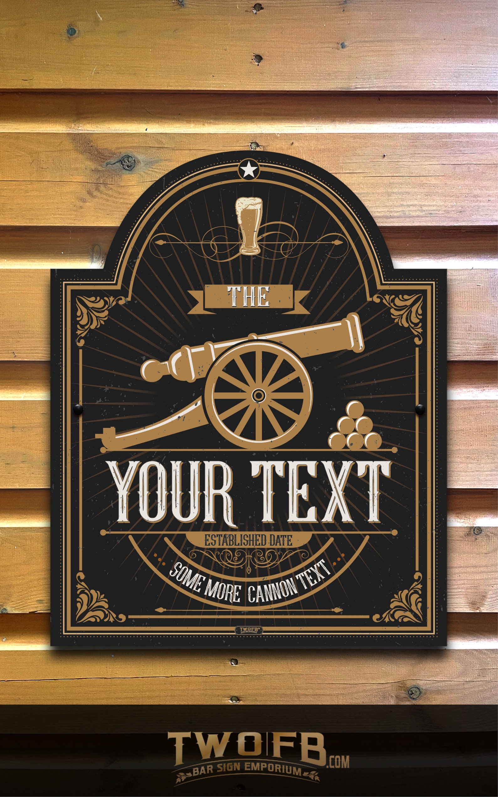 Personalized Home Bar Sign: Traditional Metal Pub Sign - Etsy