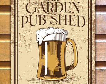 Shots Menu Cocktail Bar Sign Garden Pub Home Bar Man Cave - Etsy