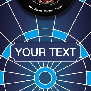 Competition Dartboard Wall Graphic | Dart Background | Personalised ...