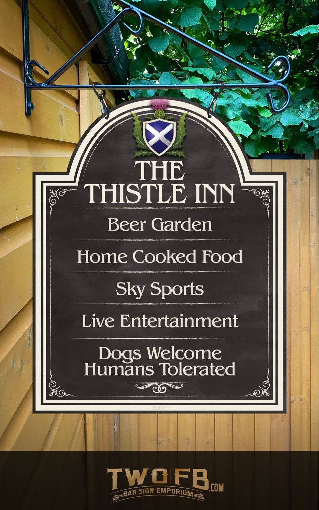 Personalized Thistle Home Bar Sign: Traditional Metal Pub Decor - Etsy