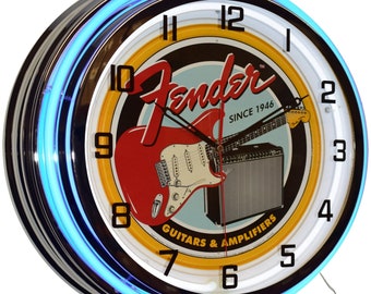 Neon Fender Sign - Etsy