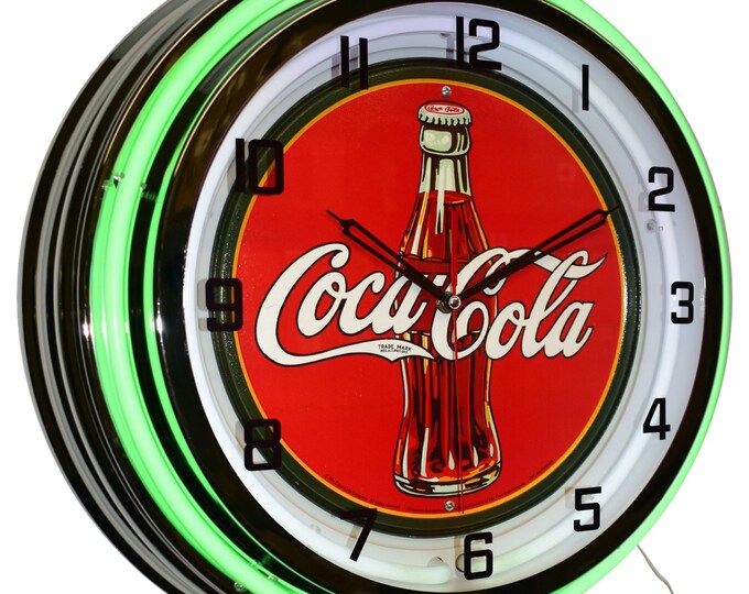 Vintage, Coca Cola, Bar/pub enjoy Coca Cola Classic Clock From Ridan ...