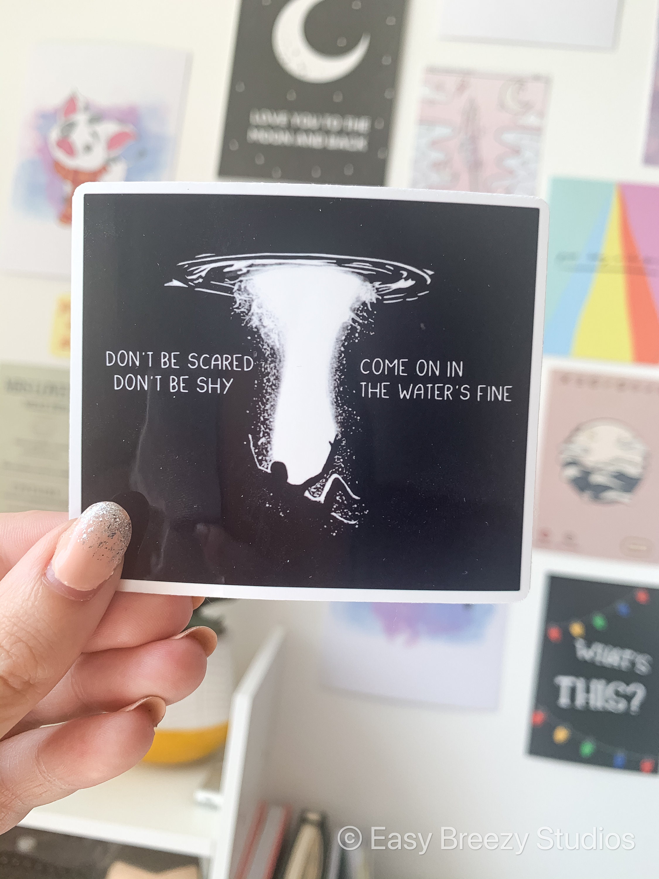 Inside Bundle of 6 Stickers Weatherproof Gloss Stickers Bo - Etsy