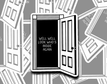 Inside Bundle of 6 Stickers Weatherproof Gloss Stickers Bo - Etsy