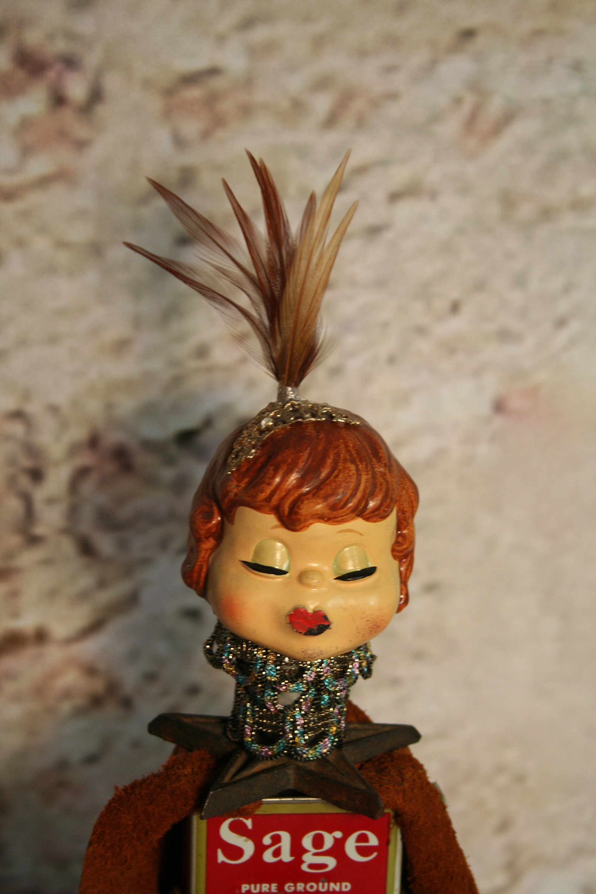 Sage With Her Offering A Custom Made Found Object Assemblage - Etsy