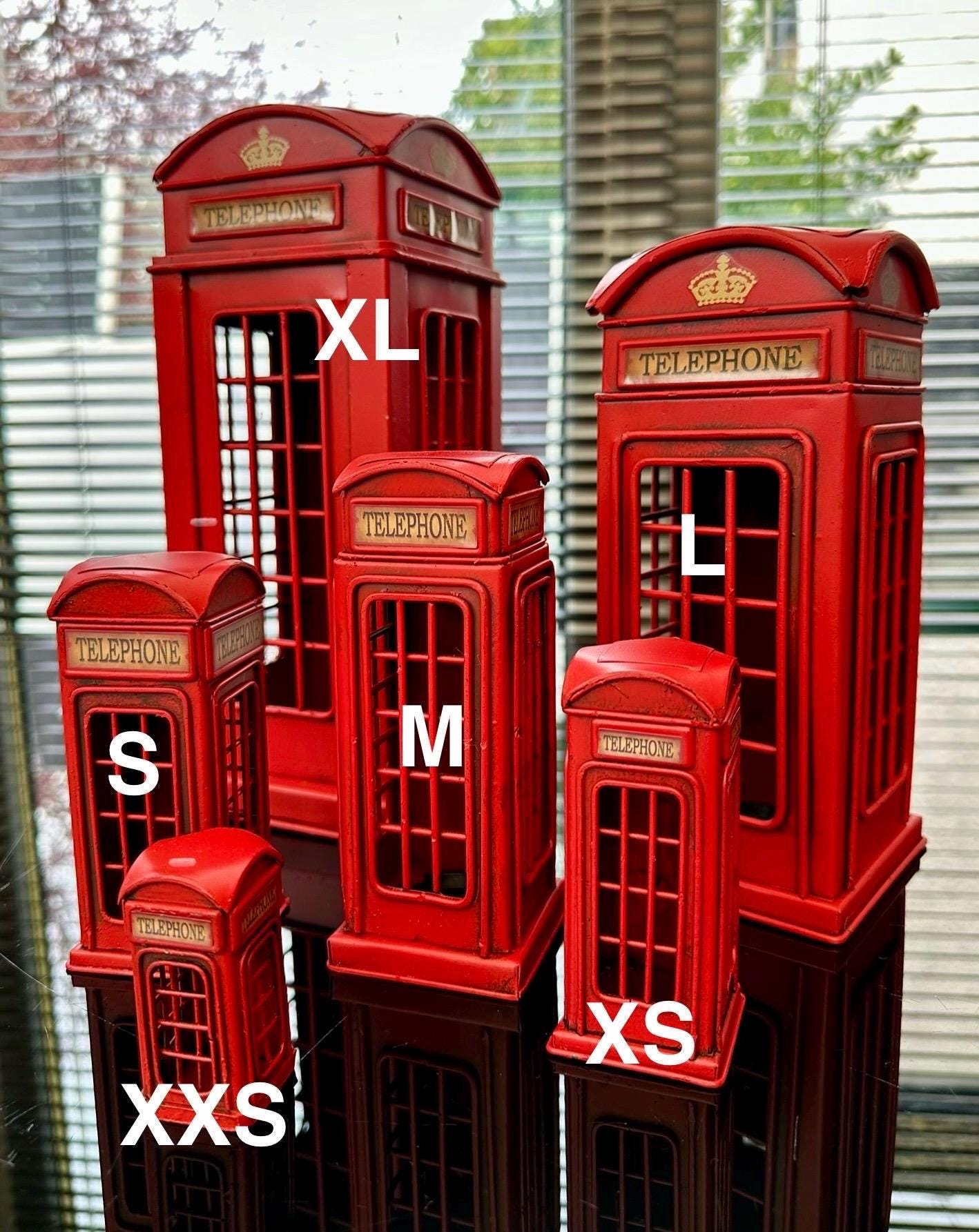 Telephone Box Etsy Original K6 Red Telephone Box