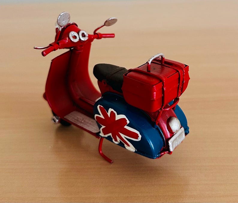 Union Jack Iconic Scooter Motorbike Metal Ornament Gift Decor - Etsy