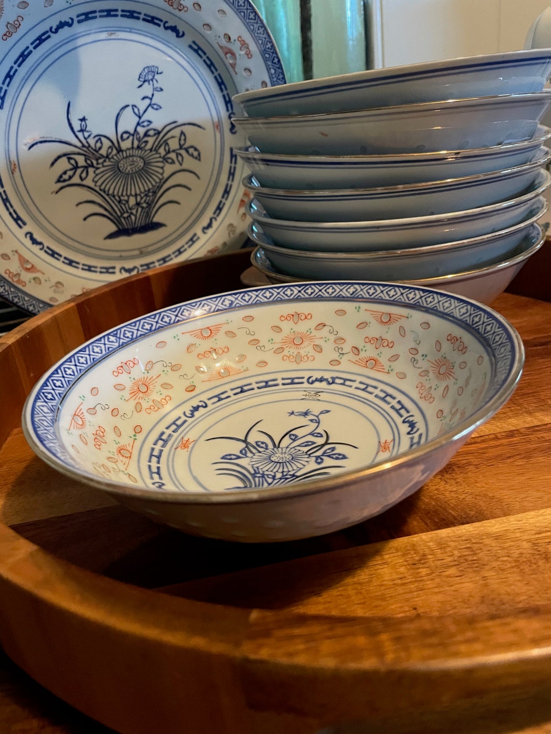 Jingdezhen Rice Grain Porcelain Dinnerware - Etsy