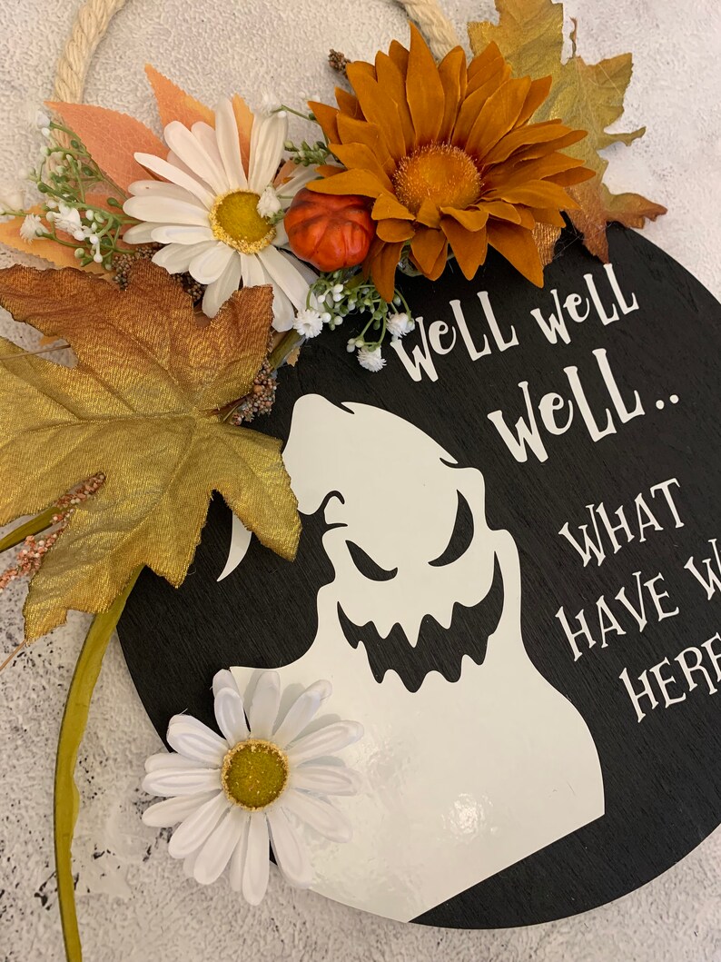 Halloween Decorations | Oogie Boogie Door Hanger | Door Hanger ...