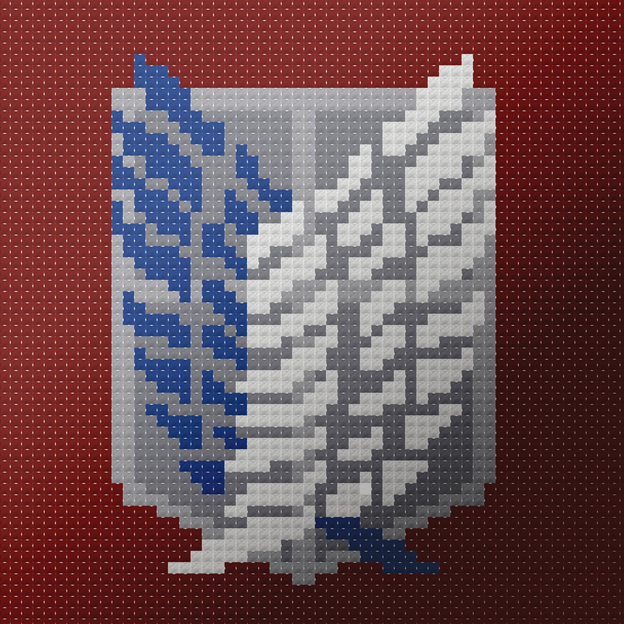 Attack On Titan Wings of Freedom Cross Stitch Pattern Instant | Etsy